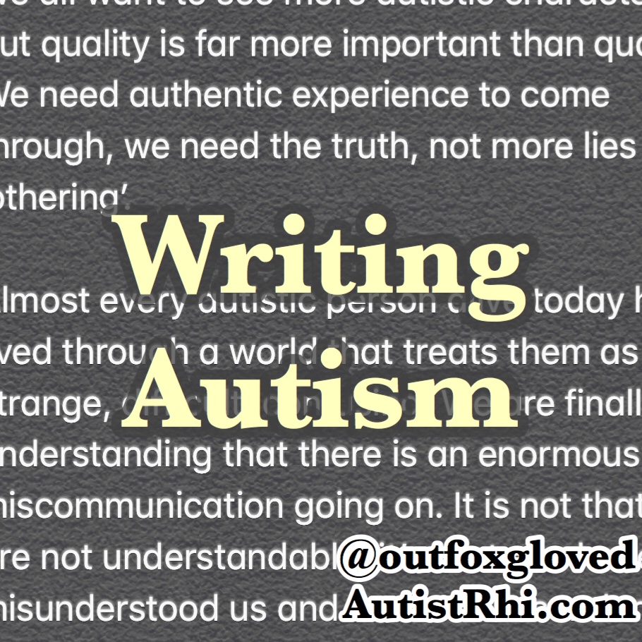 Writing Autism – Autism and Expectations